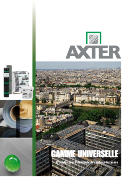 Catalogue Axter gamme universelle