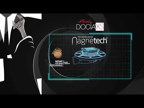 Docia®-XS MAGNETECH®, siphon de douche faible hauteur à clapets ...